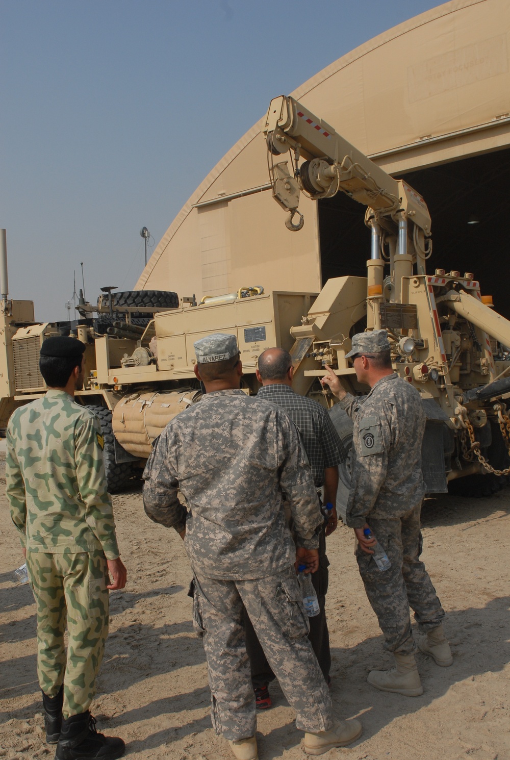 DVIDS - News - 539th TC Mechanics host Kuwait National Guardsmen