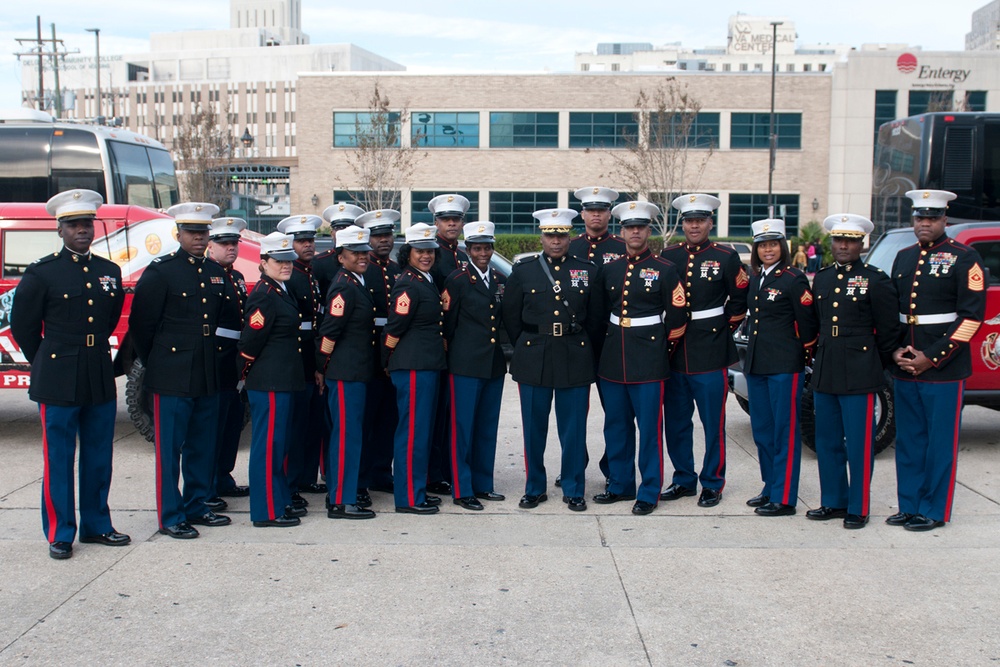 DVIDS - Images - Marines Participate in Bayou Classic Parade [Image 8 ...
