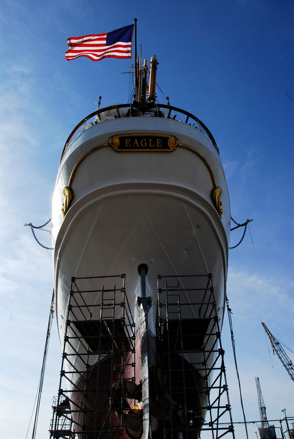 DVIDS - Images - CGC Eagle in drydock at CG Yard, Sector Baltimore
