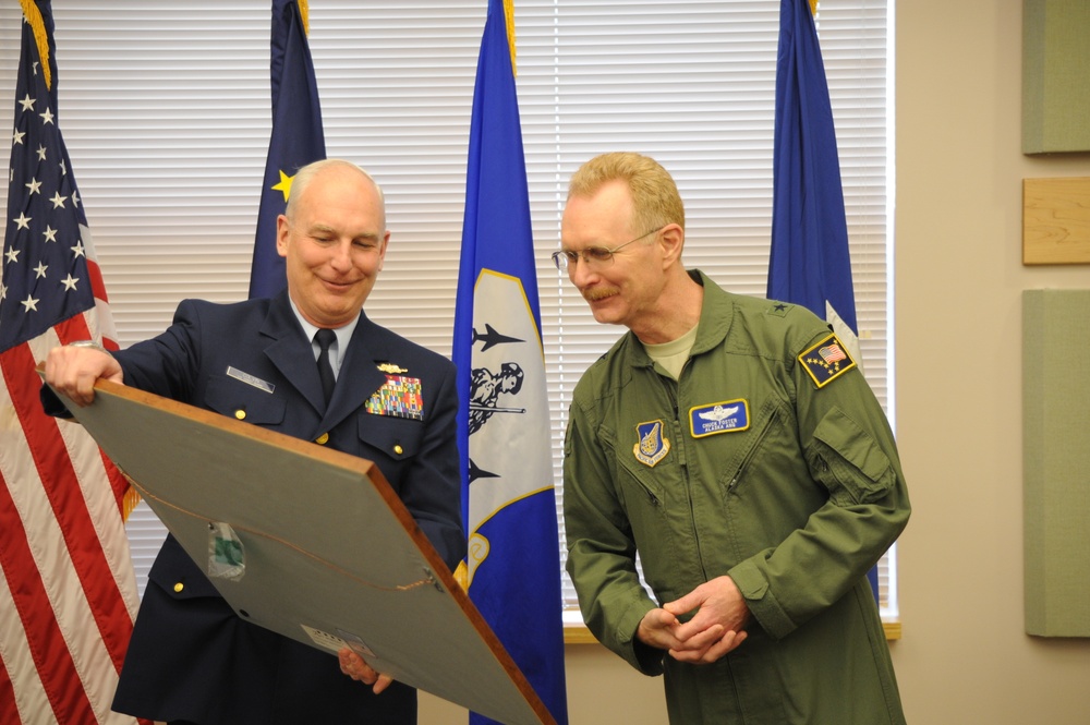 DVIDS - Images - Coast Guard Adm. Christopher Colvin presents a Coast ...