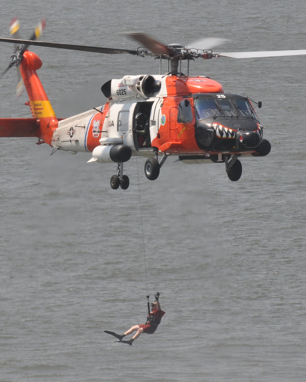DVIDS - Images - Rescue swimmer waves to crowds on Intrepid Air, Sea ...