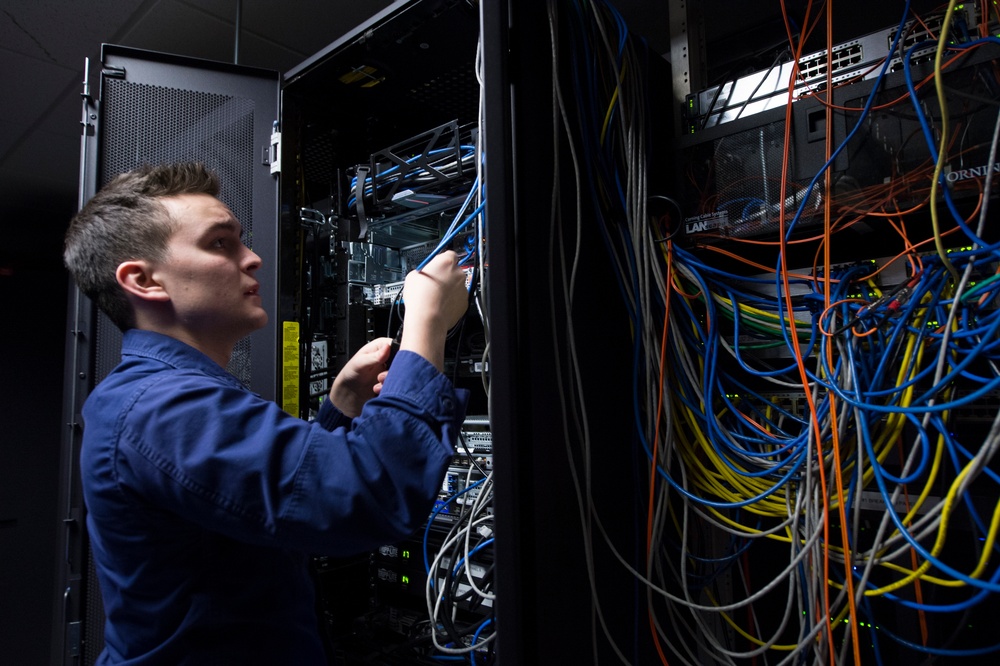 DVIDS - Images - Adjusting cables