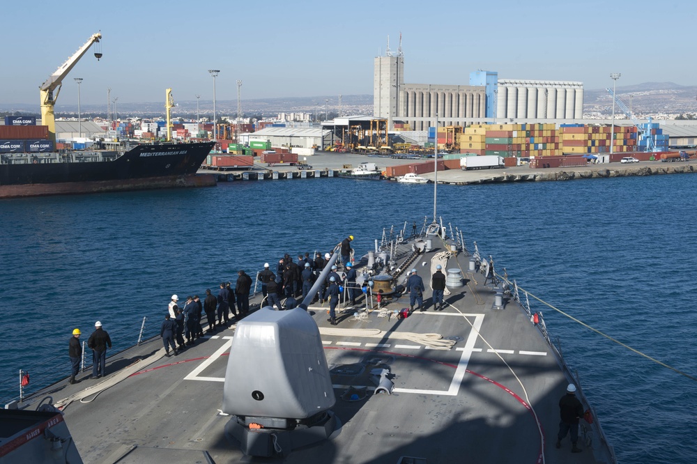 DVIDS - Images - USS Stout arrives at Cyprus