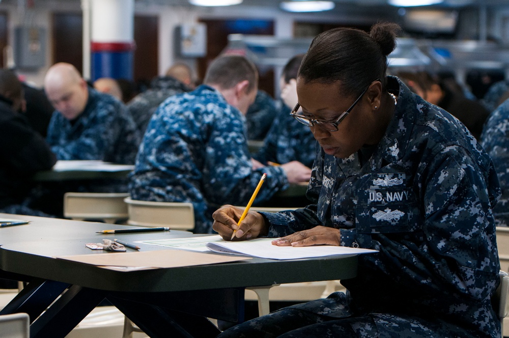 DVIDS - Images - Navy-wide chief petty officer advancement exam