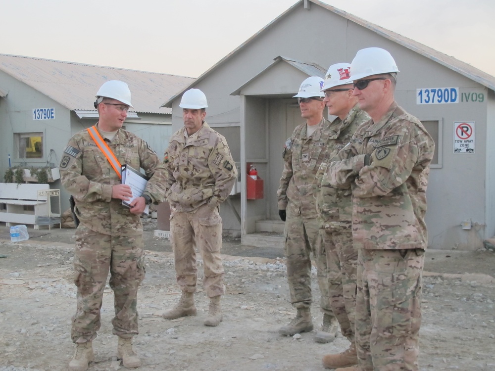 DVIDS - Images - 133rd Eng. Bn. hosts ARCENT commander at BAF [Image 2 ...
