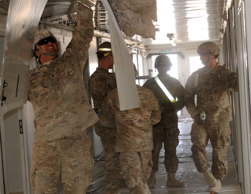 DVIDS - News - 82nd SB-CMRE engineers assist with hotel project at Kandahar