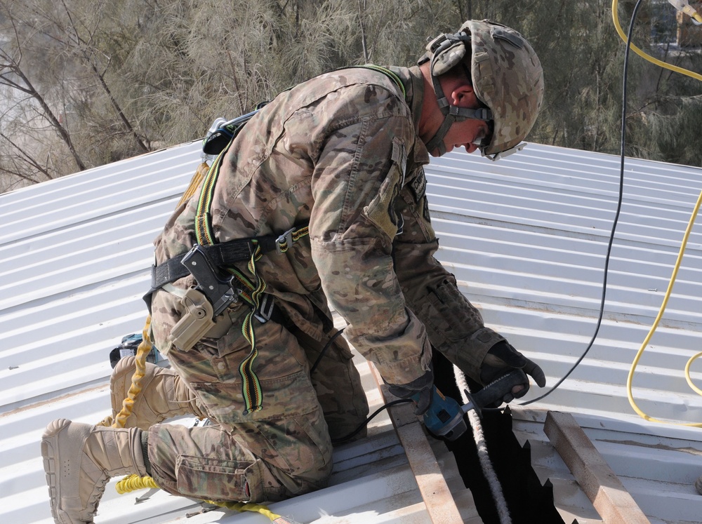 DVIDS - News - 82nd SB-CMRE engineers assist with hotel project at Kandahar