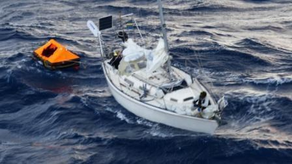DVIDS - Images - Sailing vessel Bull rescue at sea [Image 2 of 2]