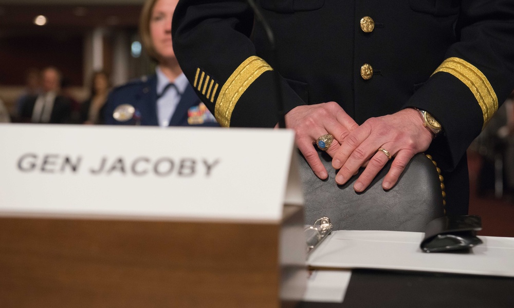 DVIDS - Images - Gen. Kelly, Gen. Jacoby testify before the Senate ...