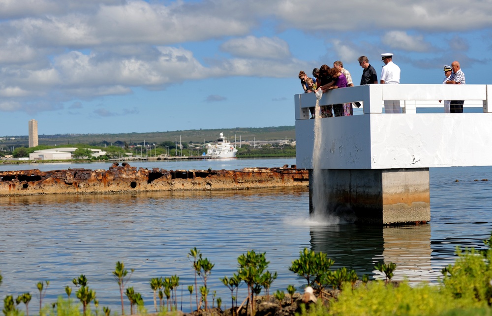 DVIDS - Images - Ash scattering ceremony at the USS Utah Memorial ...