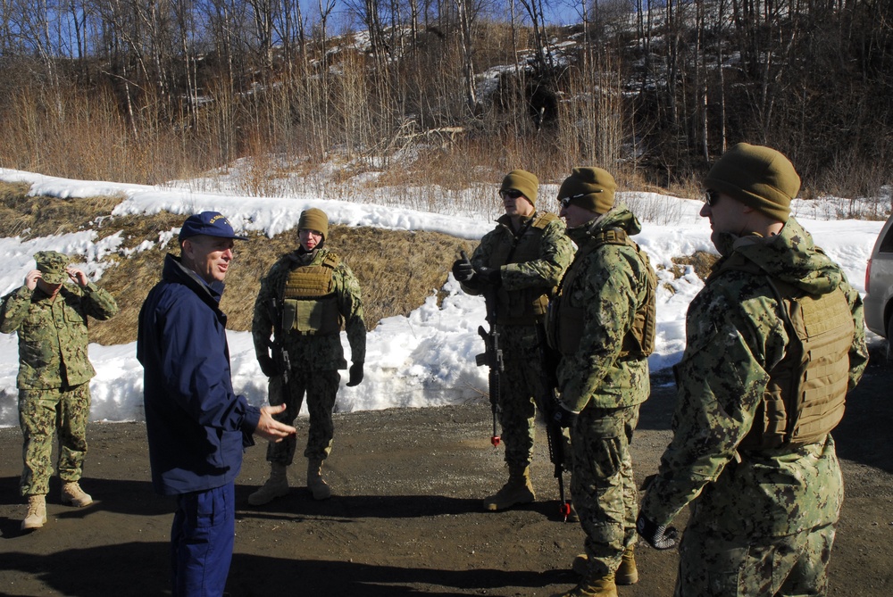 DVIDS - Images - Rear Adm. Kurt Hinrichs visits with members of Coast ...