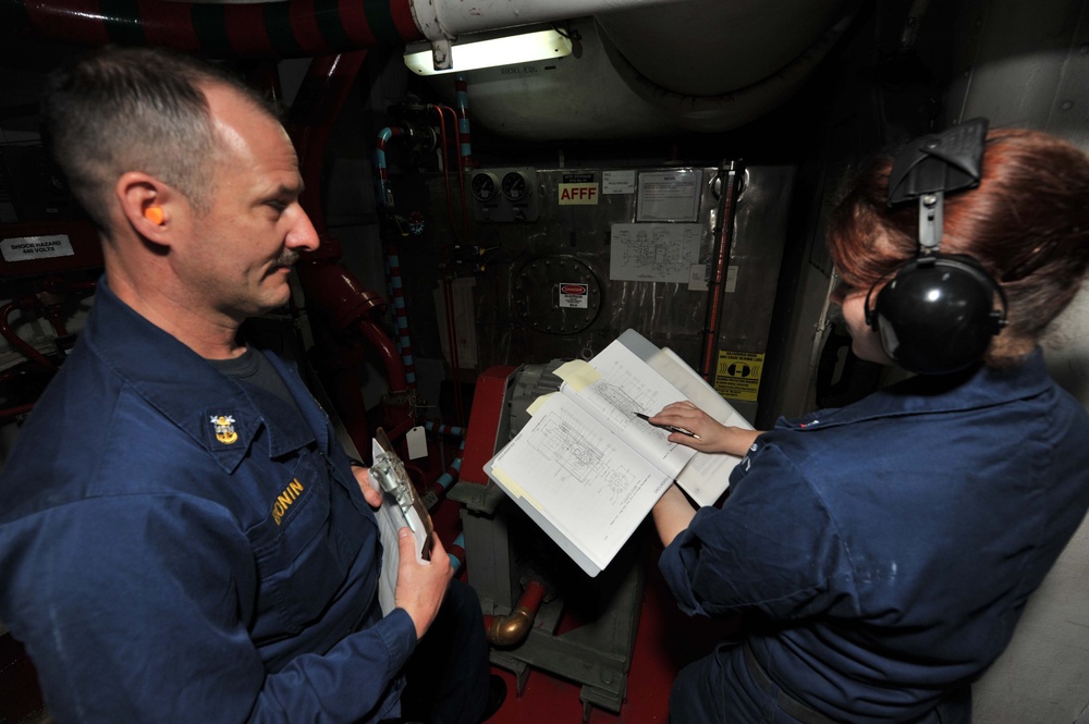 DVIDS - Images - Performing a maintenance spot check [Image 3 of 3]