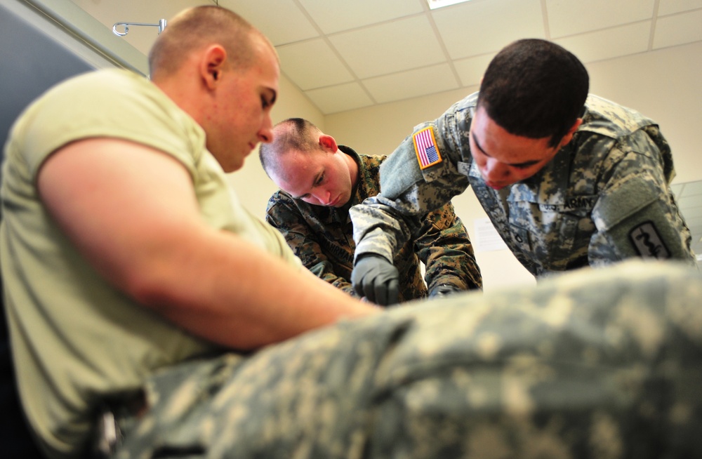 DVIDS - News - Soldiers, Sailors join forces to keep MK healthy