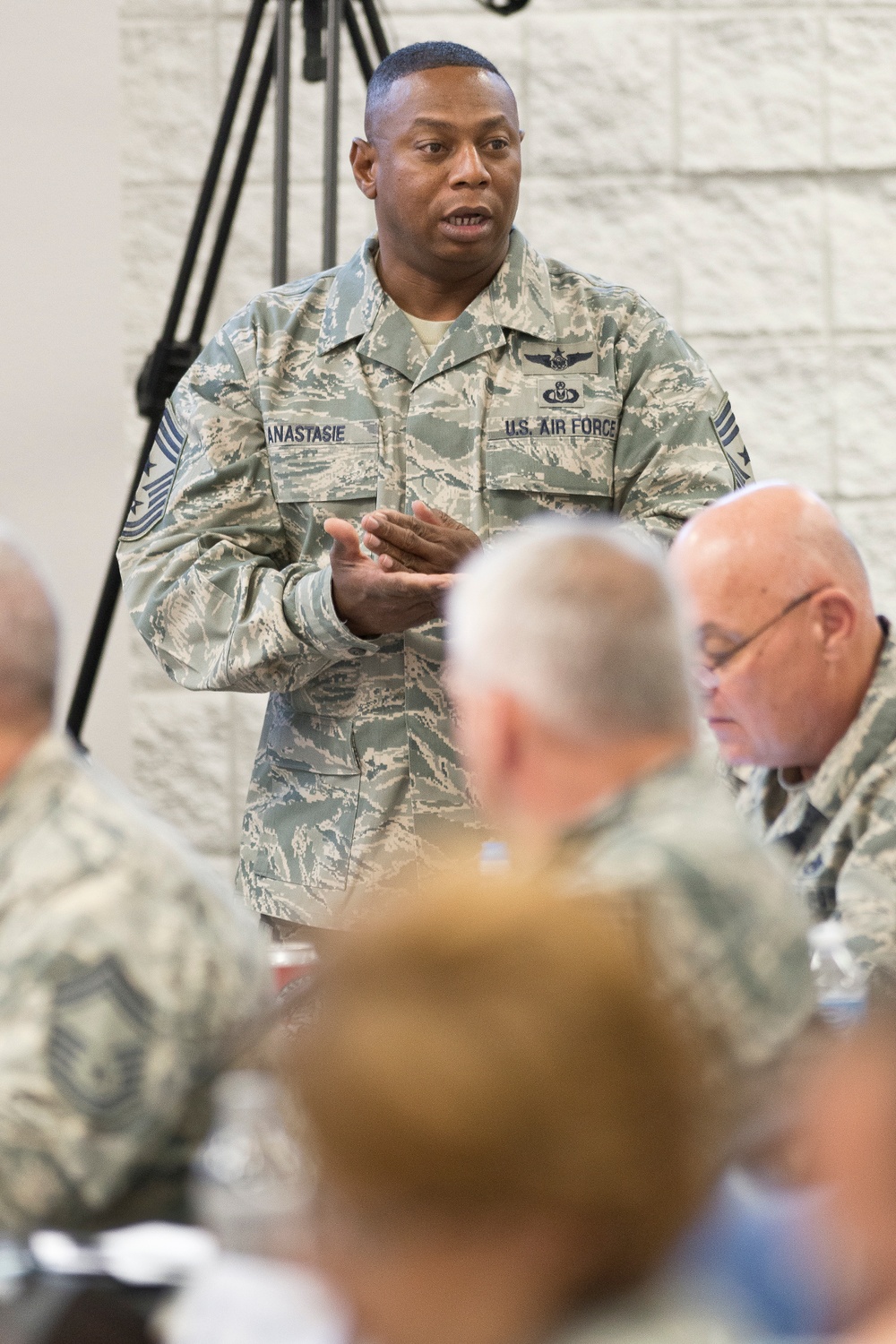 DVIDS - News - ANG command chief huddles senior enlisted leaders