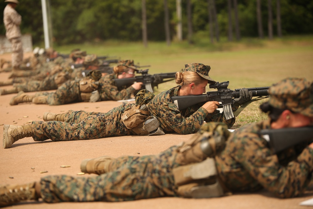 DVIDS - Images - Photo Gallery: Marine recruits practice rifle ...