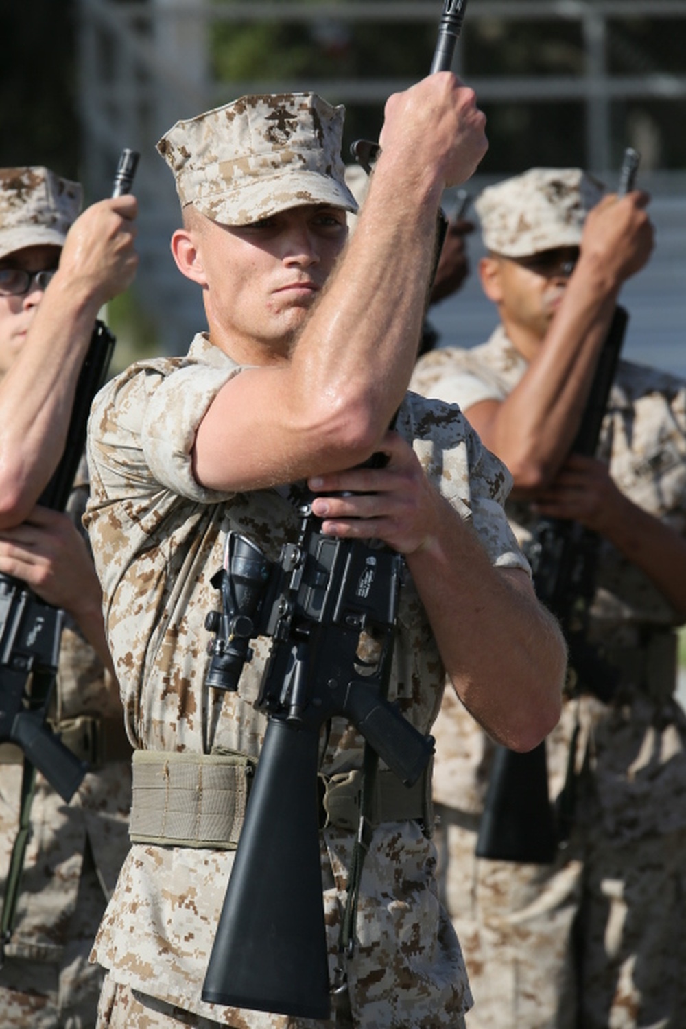 DVIDS - Images - Photo Gallery: Marine recruits pass test of discipline ...
