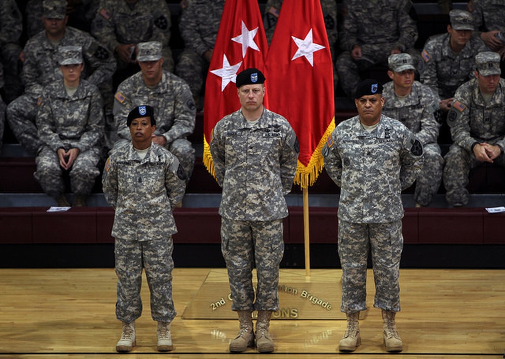 DVIDS - Images - Staffs held high to honor change of responsibility and ...