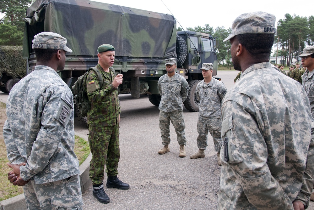 DVIDS - Images - Lithuanian sergeant major commends 173rd Airborne ...