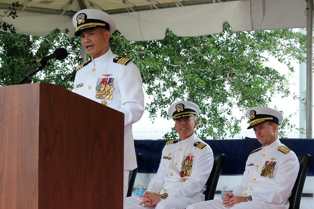 DVIDS - News - Ravelo takes command of Lincoln from brother-in-law