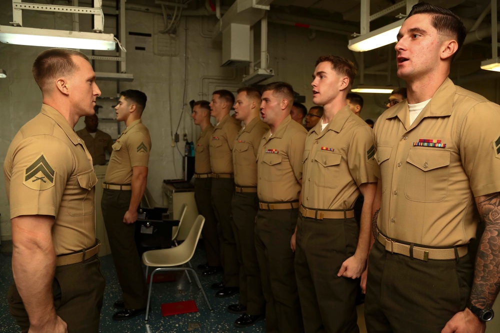 DVIDS - Images - Corporals Course graduation aboard the USS Makin ...