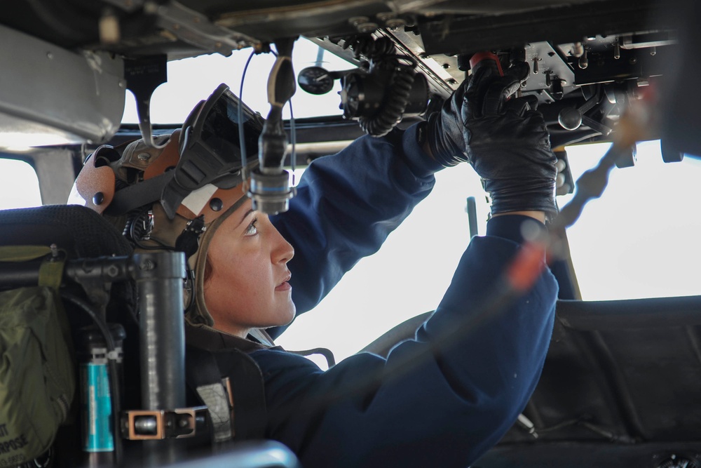 DVIDS - Images - Sailor conducts Seahawk maintenance aboard USS ...