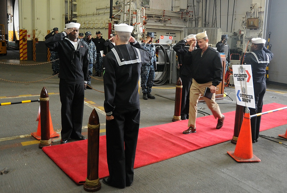 DVIDS - Images - Side boys salute aboard USS George Washington