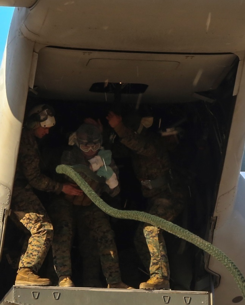 DVIDS - News - Ready, set, jump: Marines conduct fast rope operator course