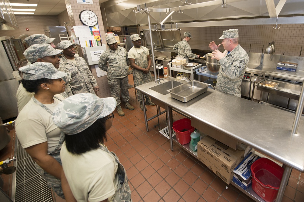 DVIDS - Images - Command Chief Master Sgt. James Hotaling visits the ...