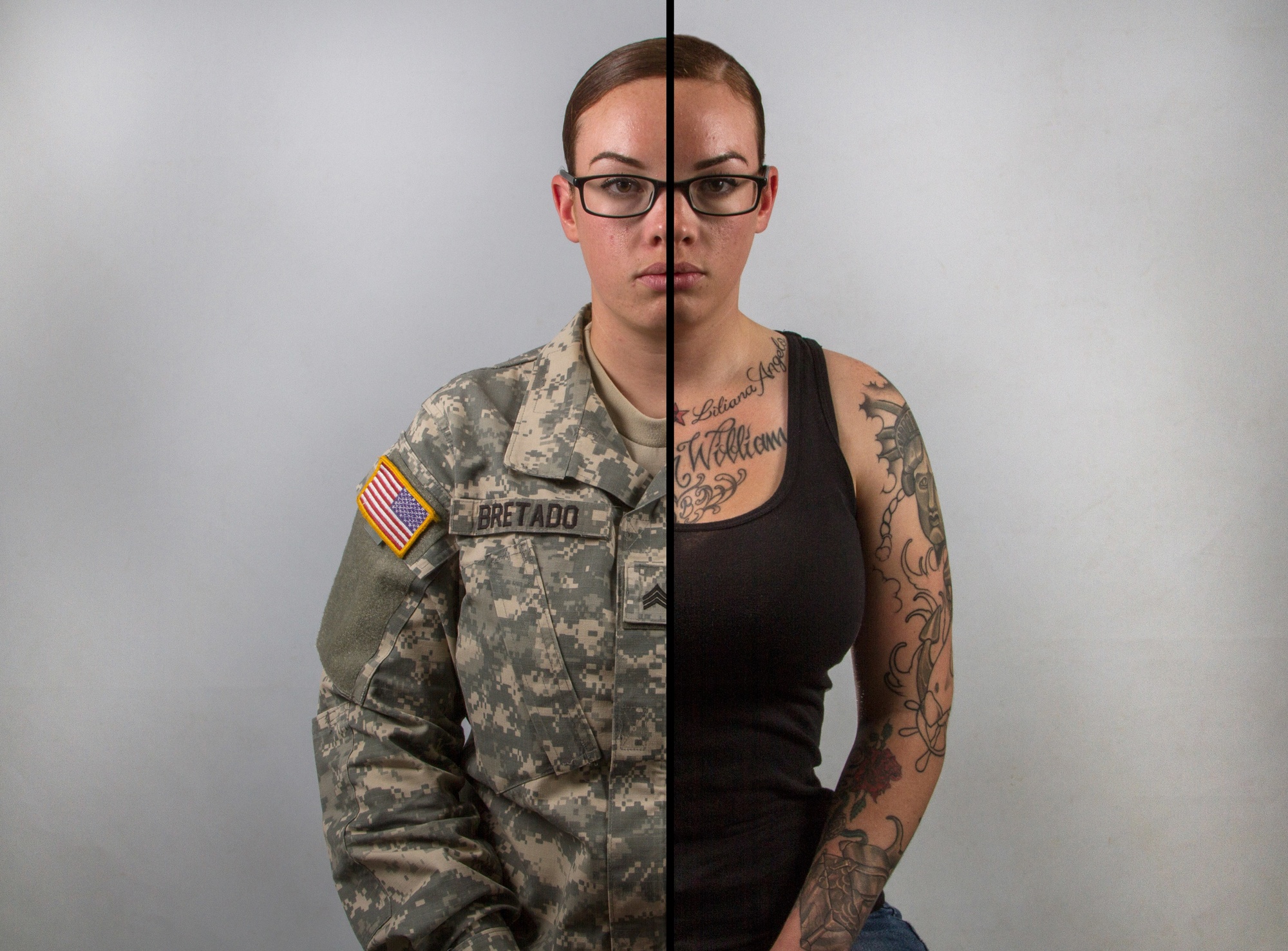 Military Uniform Tattoos