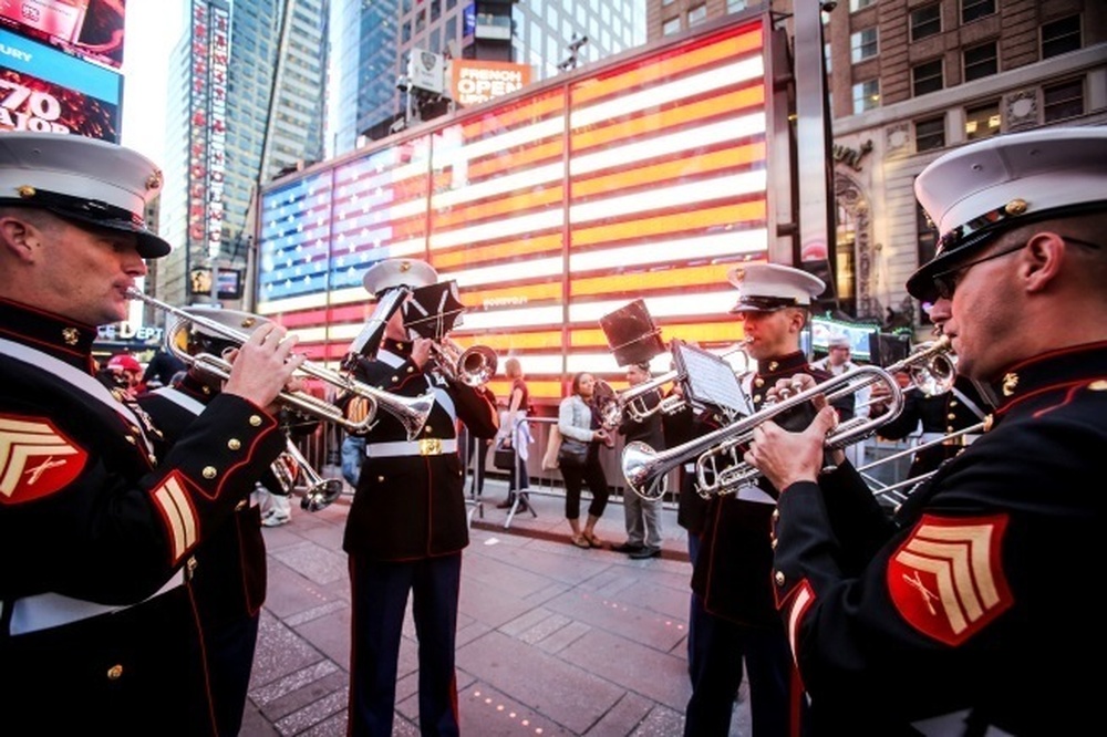 DVIDS - Images - Parris Island Marine Band performs in Times Square ...