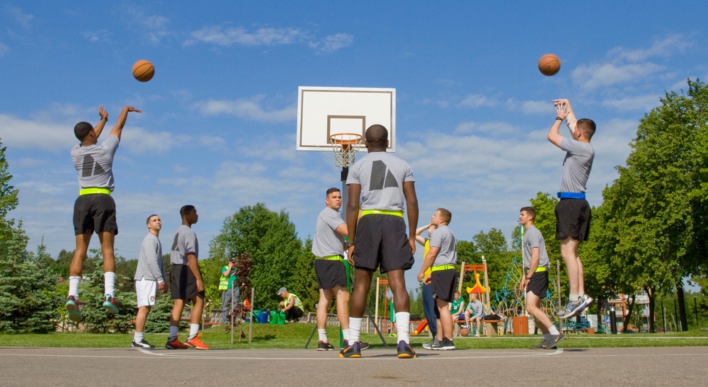DVIDS - Images - Team Eagle competes in 3 on 3 streetball tournament ...