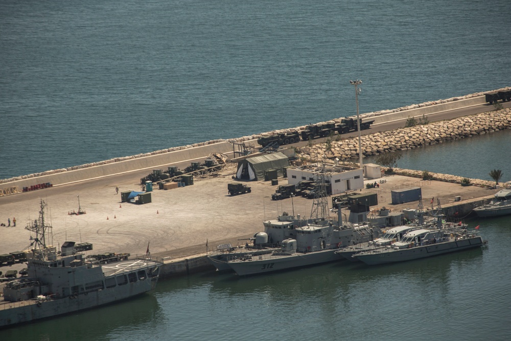 DVIDS - Images - Exercise African Lion 15, View of Port and MPF Offload ...