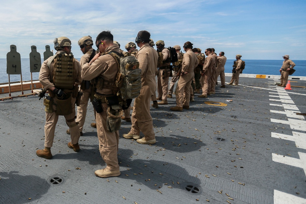 DVIDS - Images - 15th MEU Maritime Raid Force fire weapons on the ...