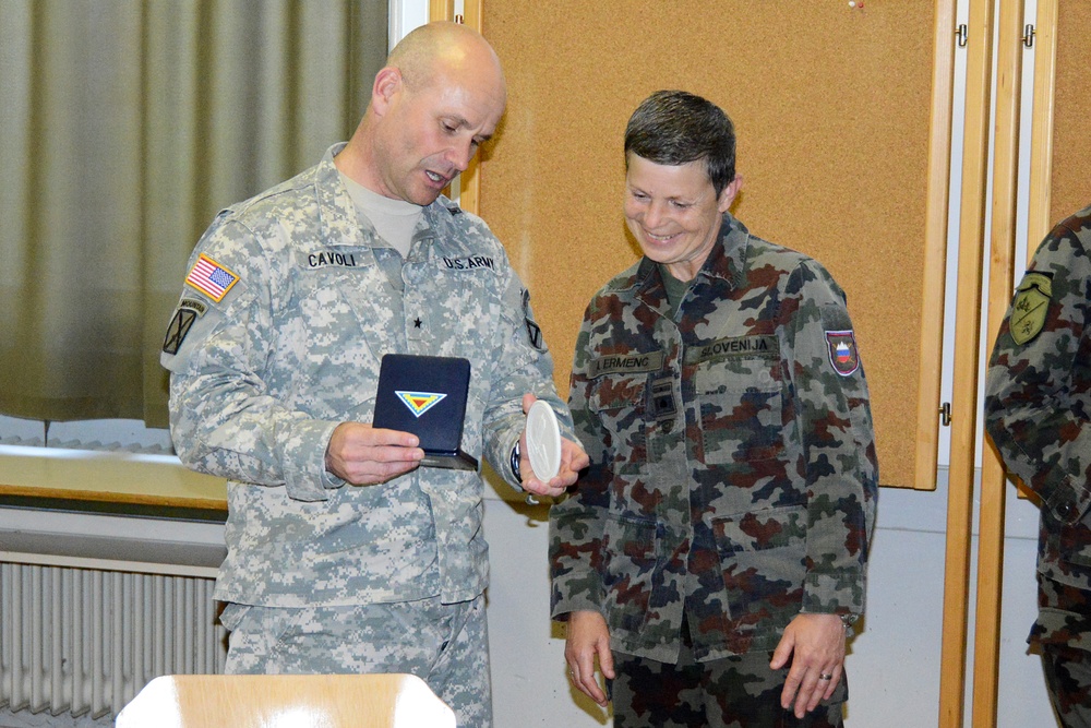 DVIDS - Images - Brigadier Gen. Christopher G. Cavoli visits Ljubljana ...