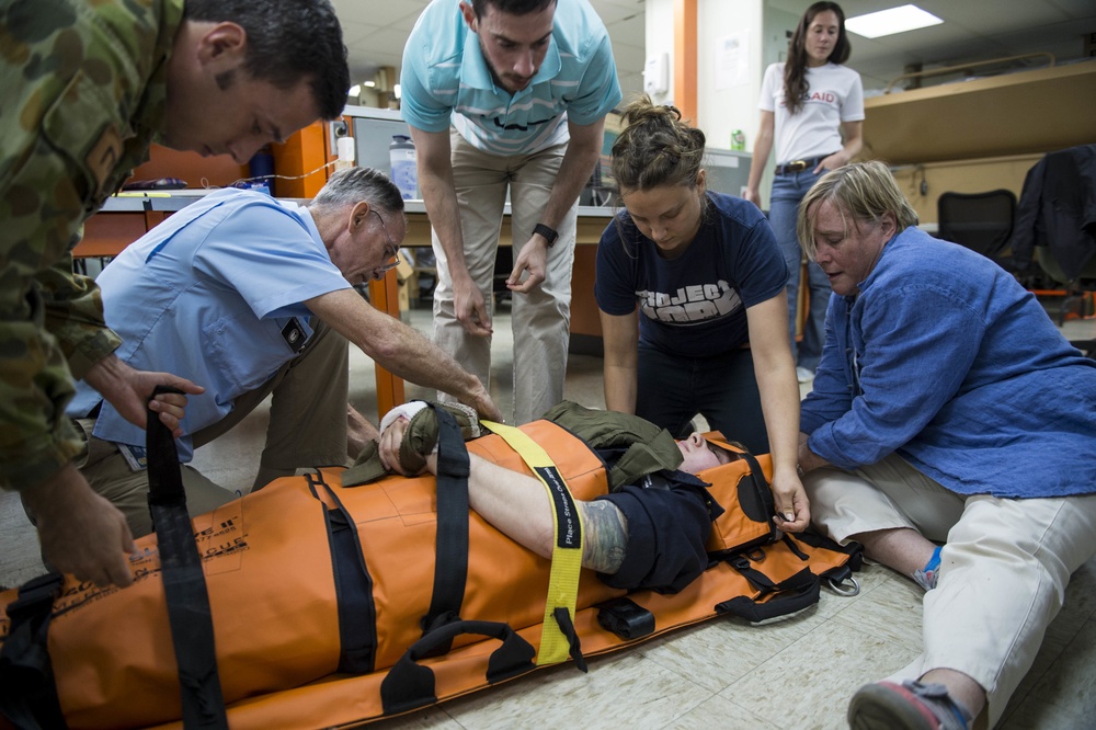 DVIDS - Images - Mercy crew members conduct man down training [Image 2 ...