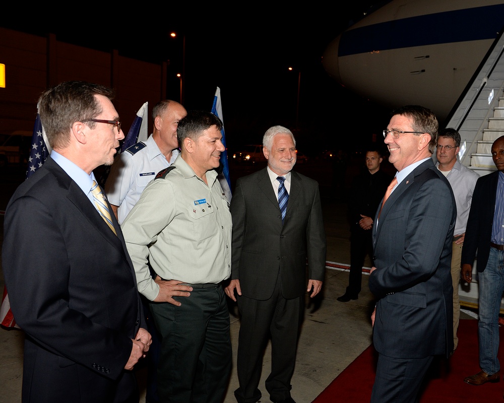DVIDS - Images - Secretary of Defense Ash Carter arrives in Israel ...