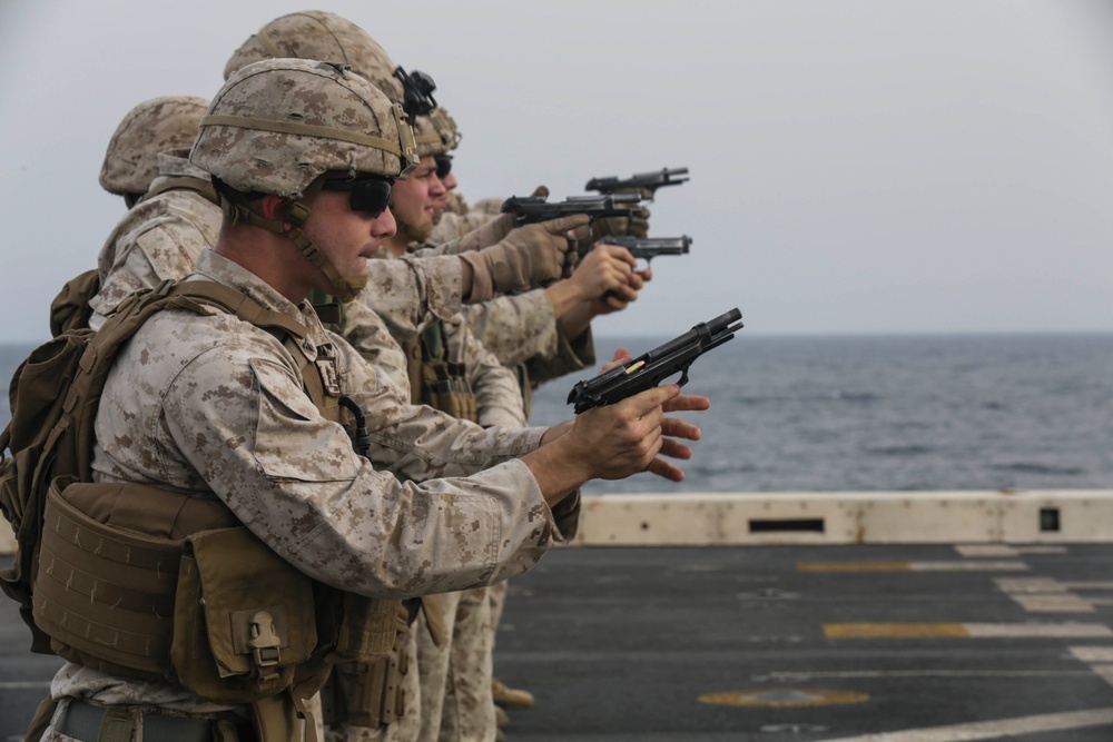 DVIDS - Images - U.S. Marines practice quickdraw shooting [Image 1 of 5]