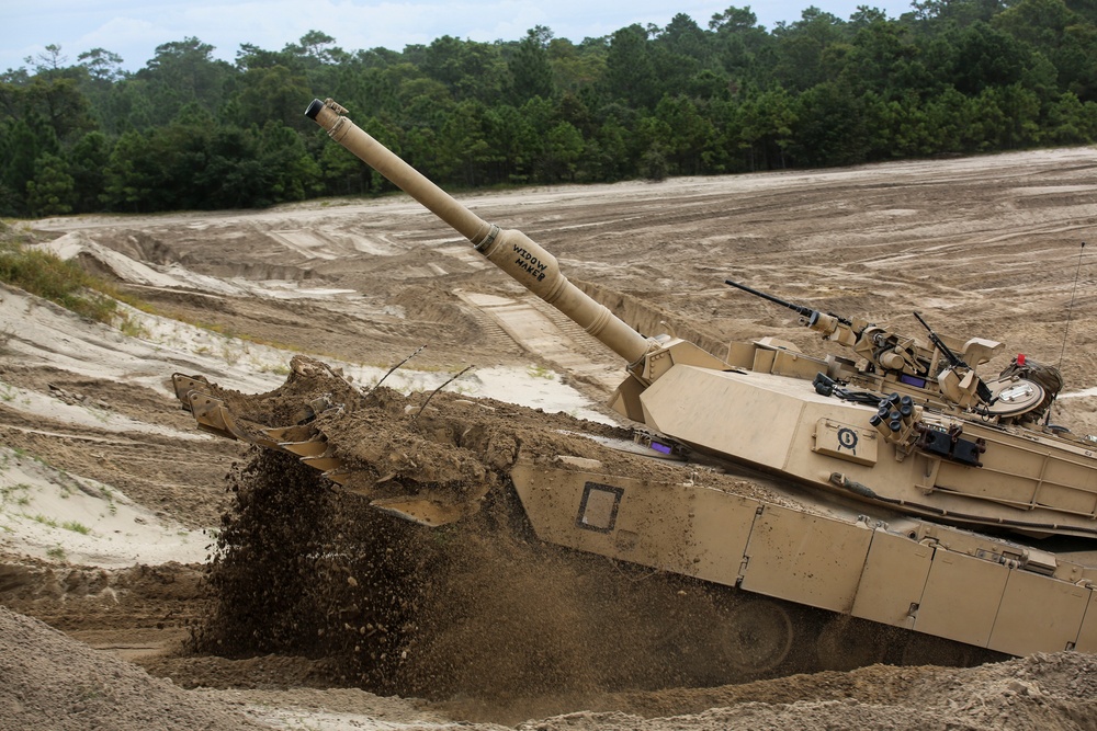 DVIDS - Images - 2nd Tanks, 2nd CEB forge, lead during breaching ...