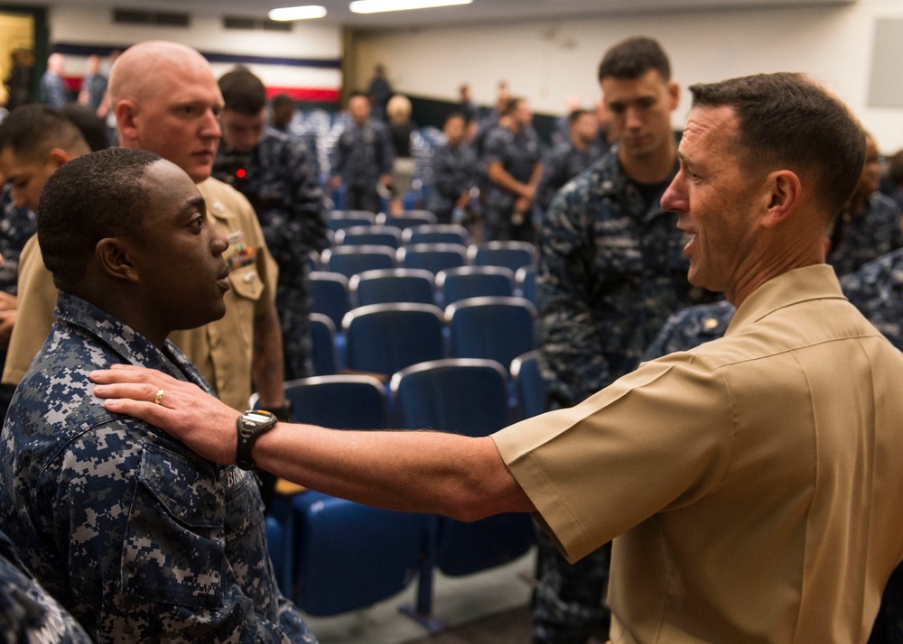 DVIDS - Images - All-hands call at Naval Station Norfolk [Image 3 of 8]