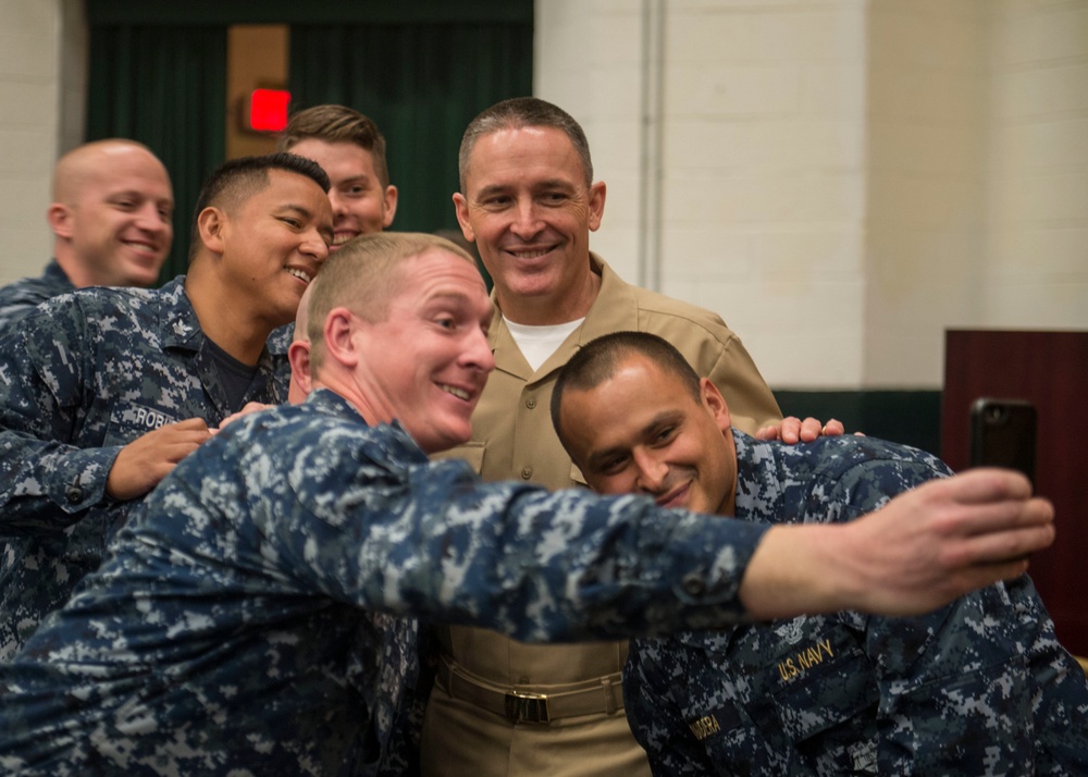DVIDS - Images - All-hands call at Naval Station Norfolk [Image 6 of 8]