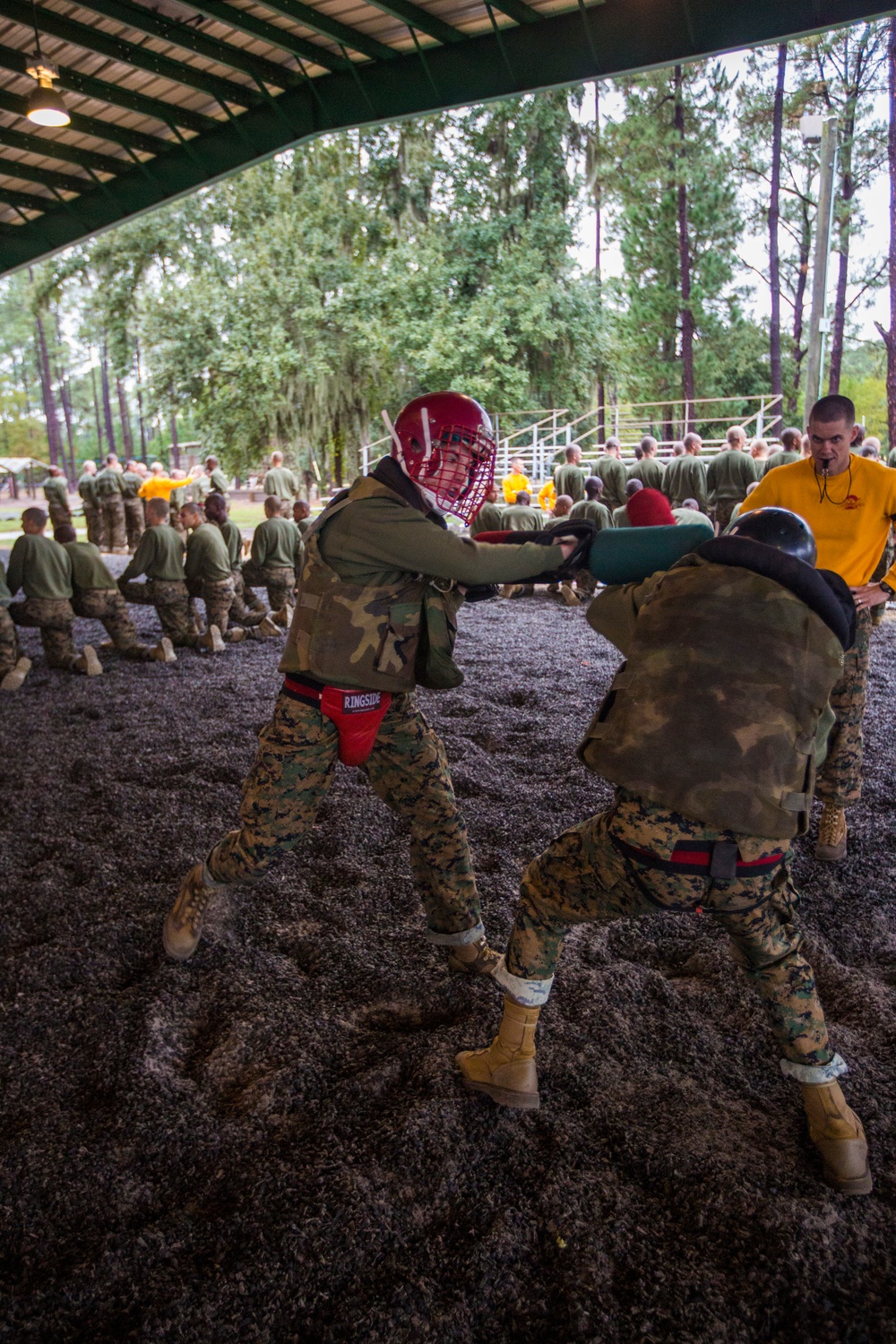 DVIDS - Images - Marine recruits battle during pugil stick matches on ...