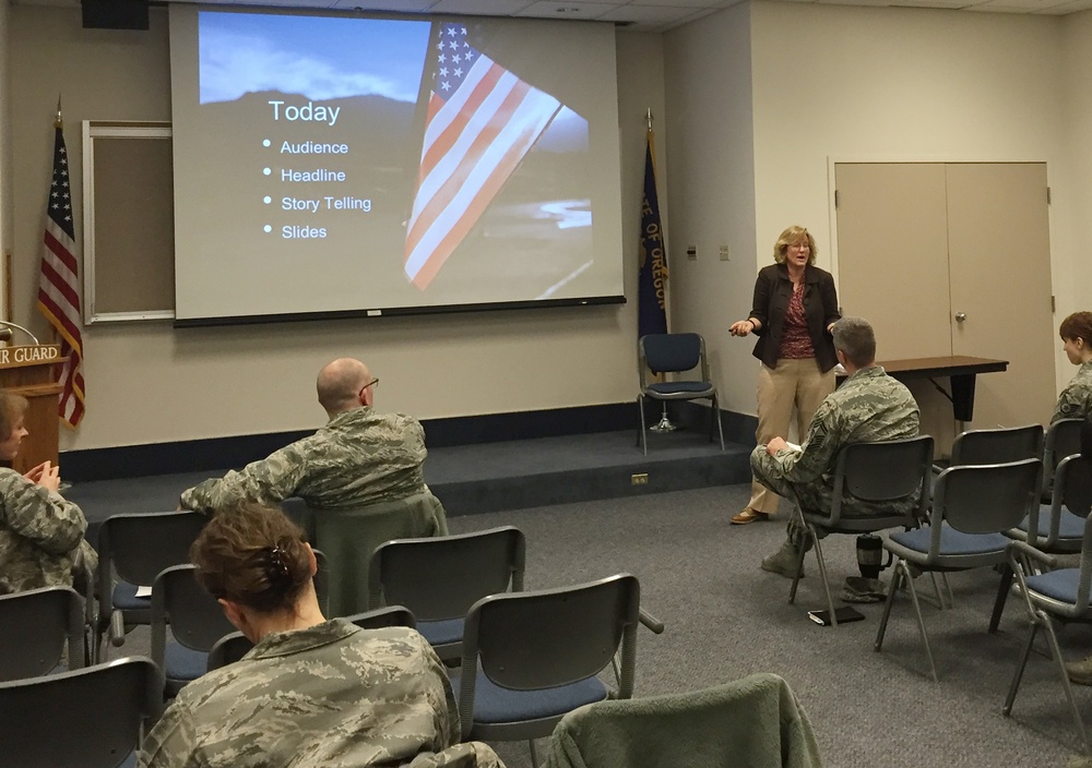 DVIDS - News - Oregon Guardsmen learn the importance of public speaking ...