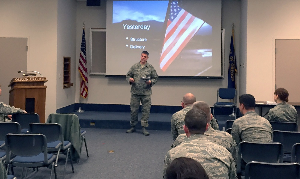 DVIDS - News - Oregon Guardsmen learn the importance of public speaking ...