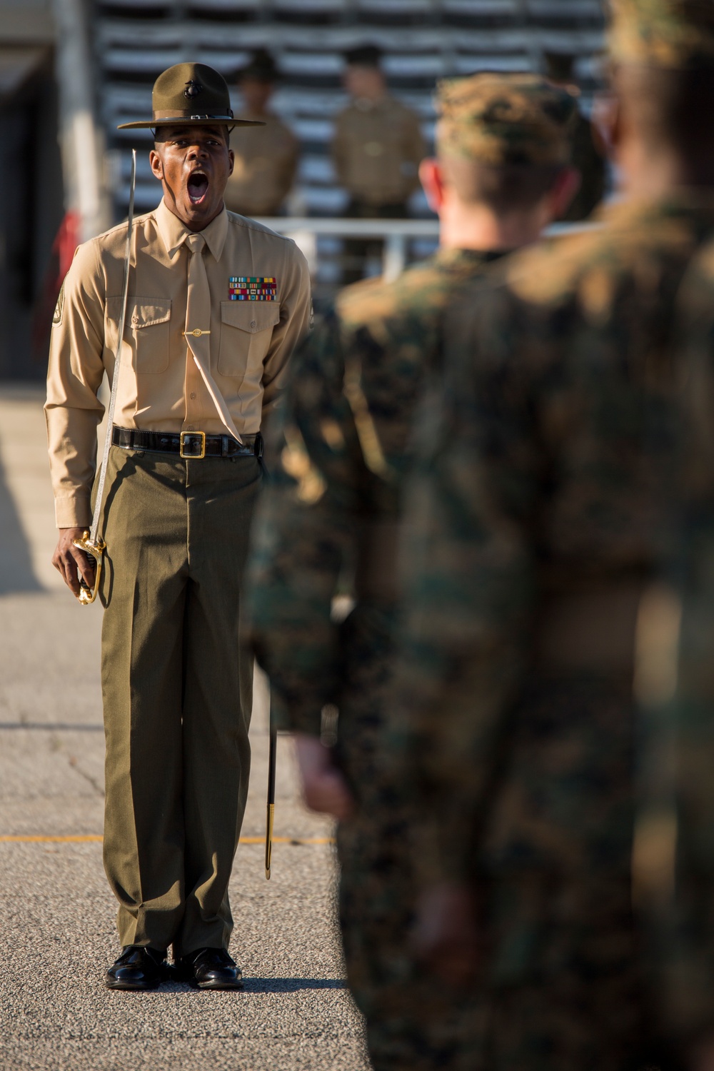 DVIDS - Images - Marine recruits evaluated on discipline, unit cohesion ...