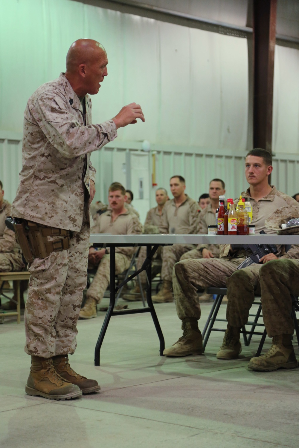 DVIDS - Images - MARCENT Command staff visits Marines [Image 3 of 6]