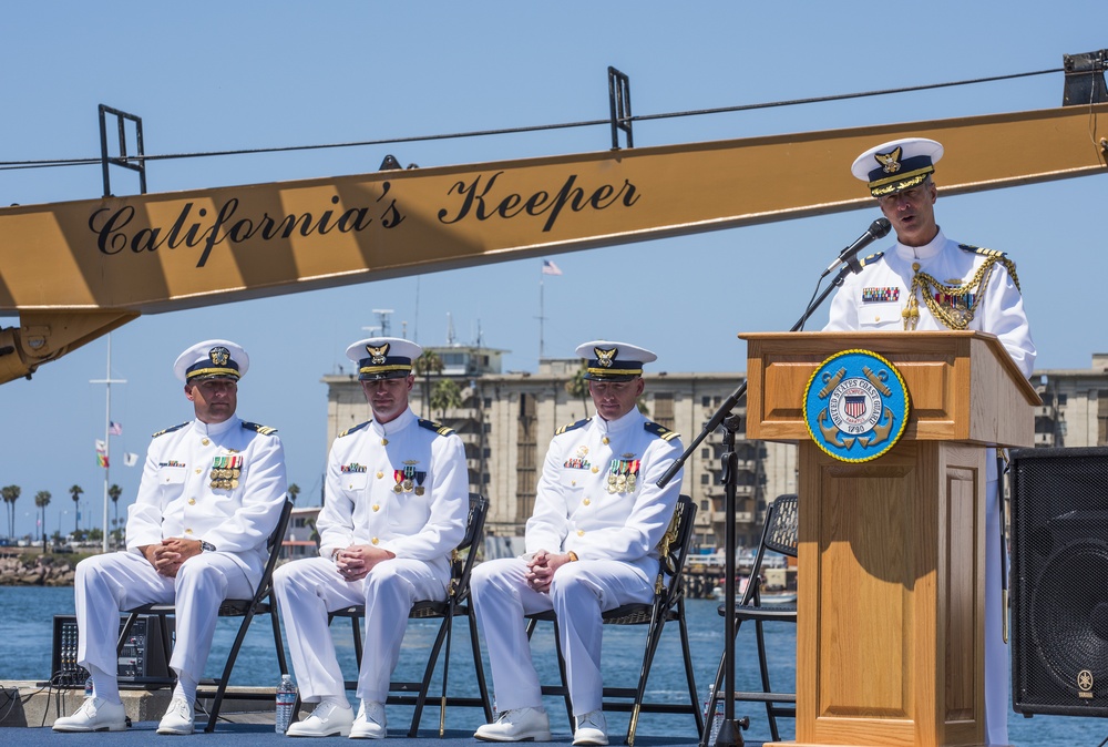 DVIDS - Images - Coast Guard Cutter George Cobb holds change of command ...