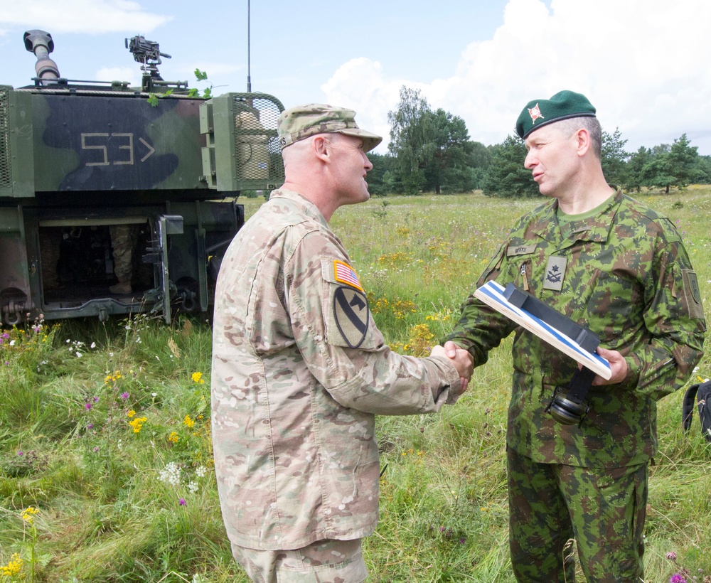 DVIDS - News - Allied Fires: Glory’s Guns Soldiers train with partners