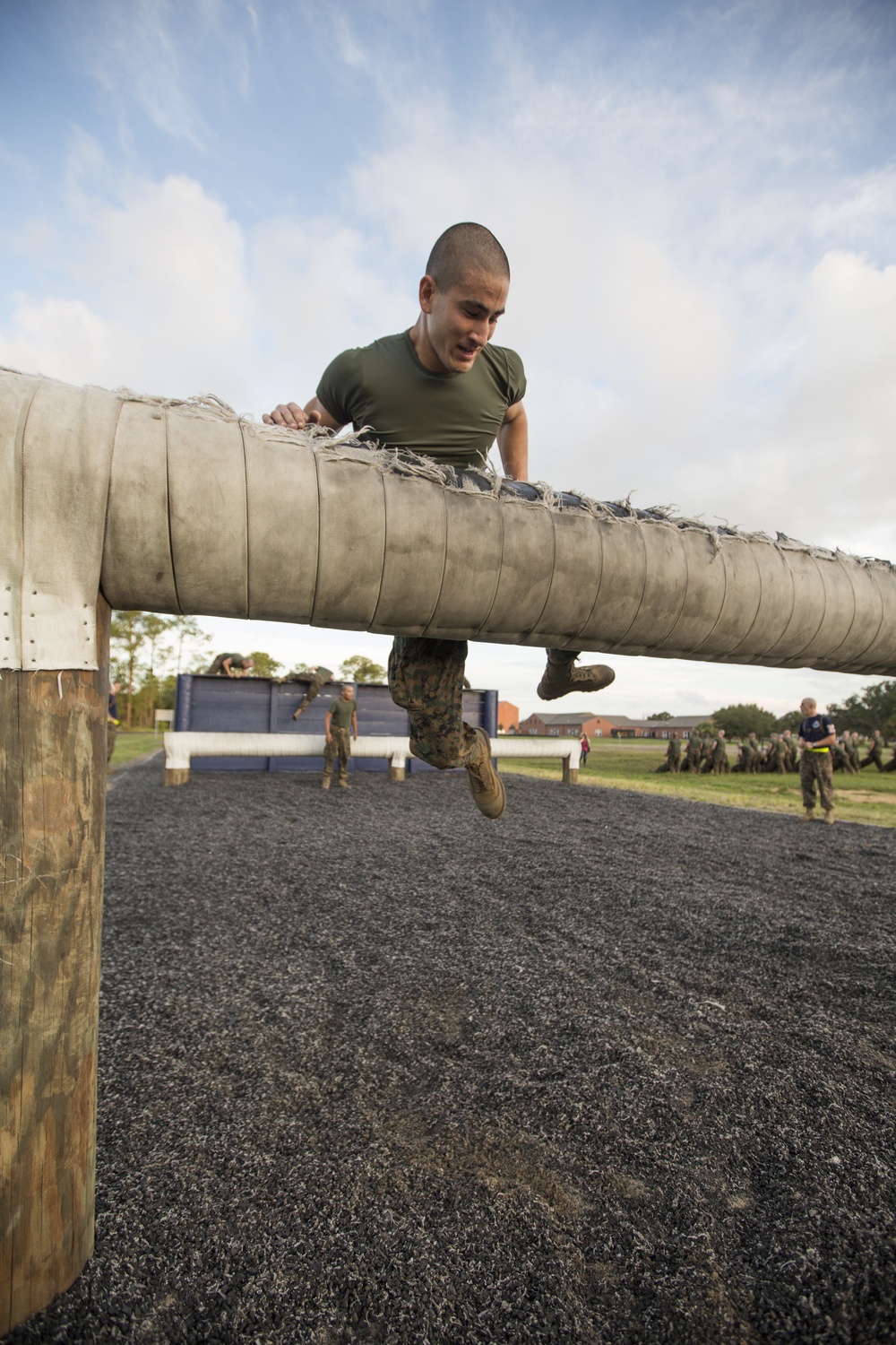 DVIDS - Images - Marine recruits build strength, agility on Parris ...