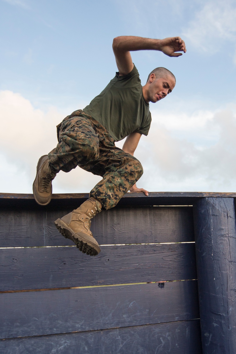 DVIDS - Images - Marine recruits build strength, agility on Parris ...