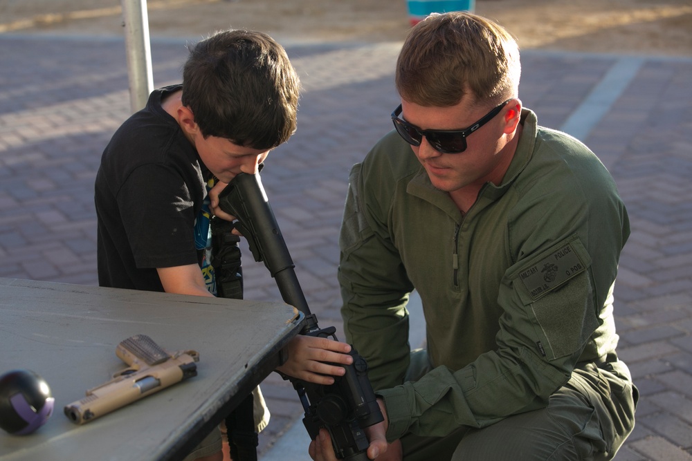DVIDS - News - Combat Center PMO hosts Night Out Against Crime